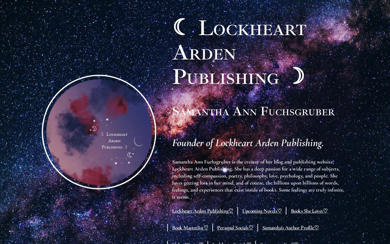 Lockheart Arden Publishing ☽
